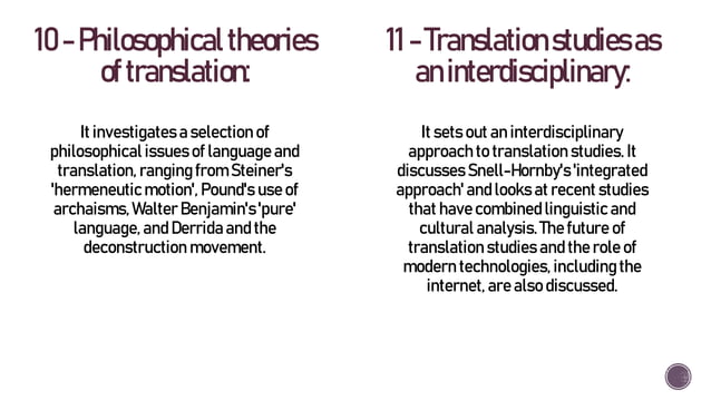 The summary of `Introducing Translation Studies` by Jeremy Munday | PDF ...