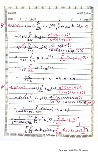 The Summation Integral For Some Operators Pdf