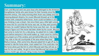 The summer of the beautiful white horse | PPTX