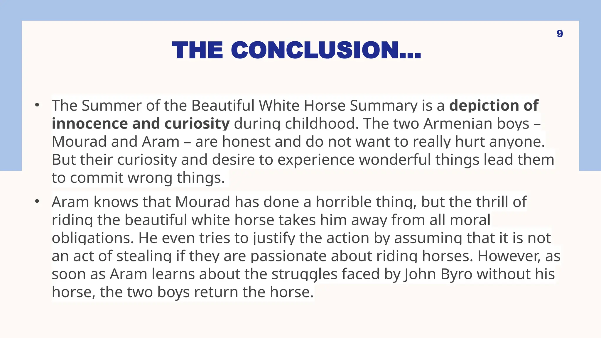 THE SUMMER OF THE BEAUTIFUL WHITE HORSE.pptx