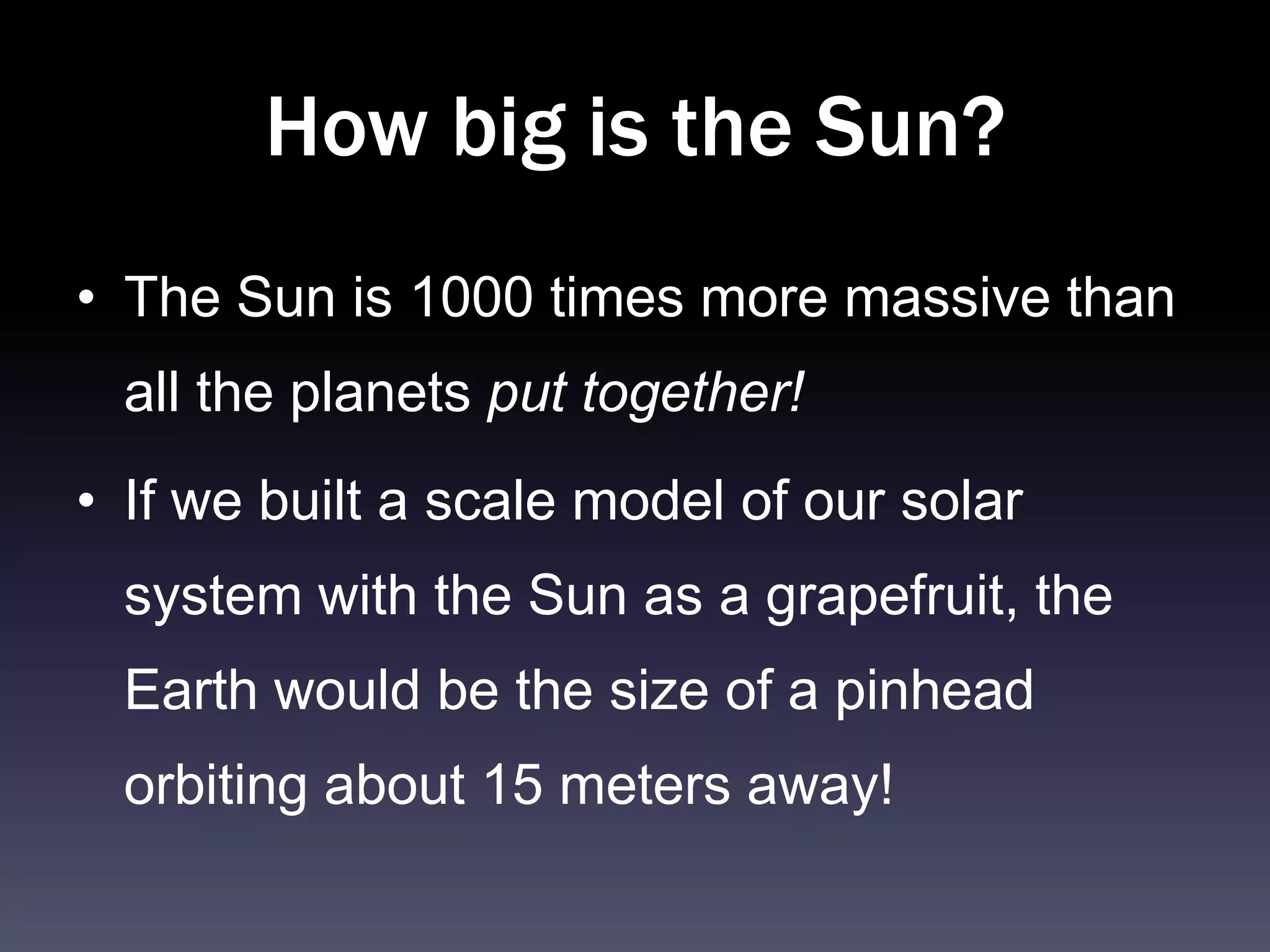 The Sun: Our Star | PPTX