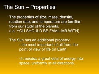 The_Sun. Lesson about the Sun with examples ppt | PPT