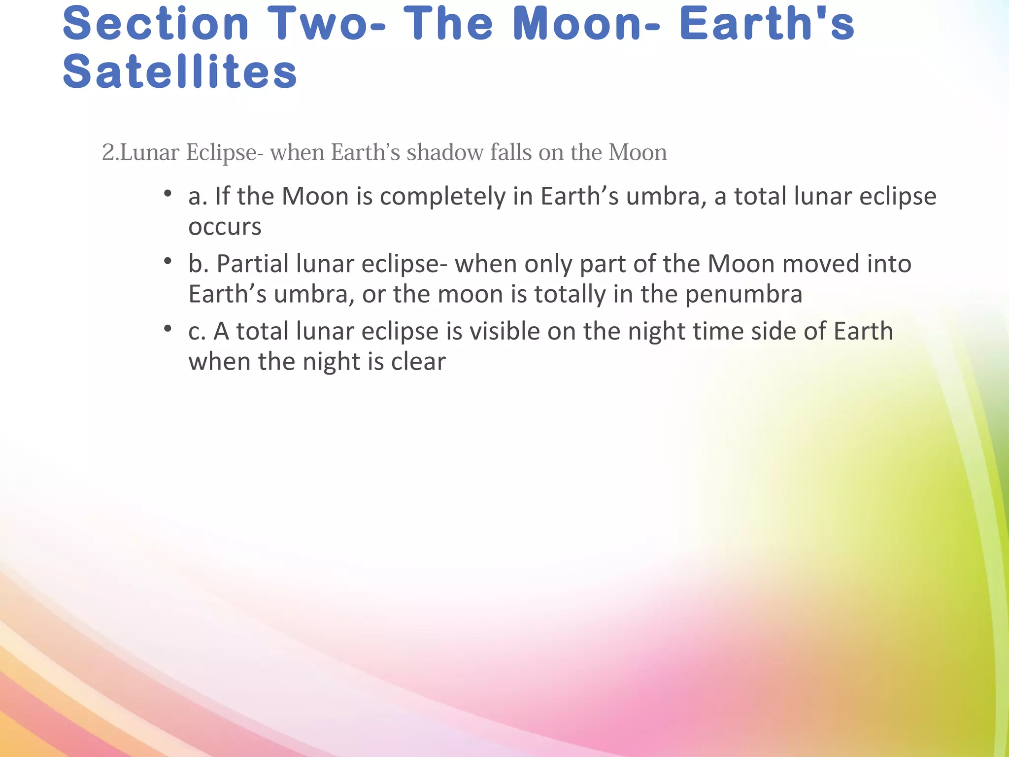 The Sun-Earth-Moon System Notes PowerPoint | PPT