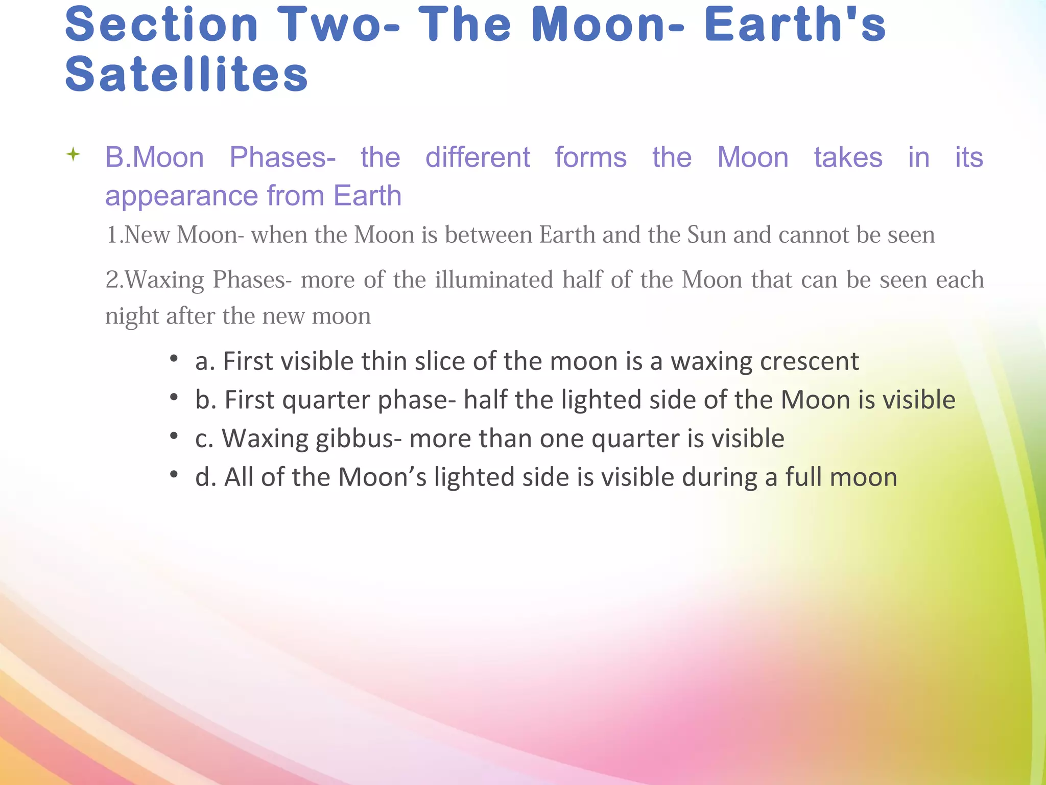 The Sun-Earth-Moon System Notes PowerPoint | PPT