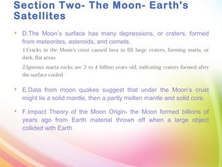 The Sun-Earth-Moon System Notes PowerPoint | PPT