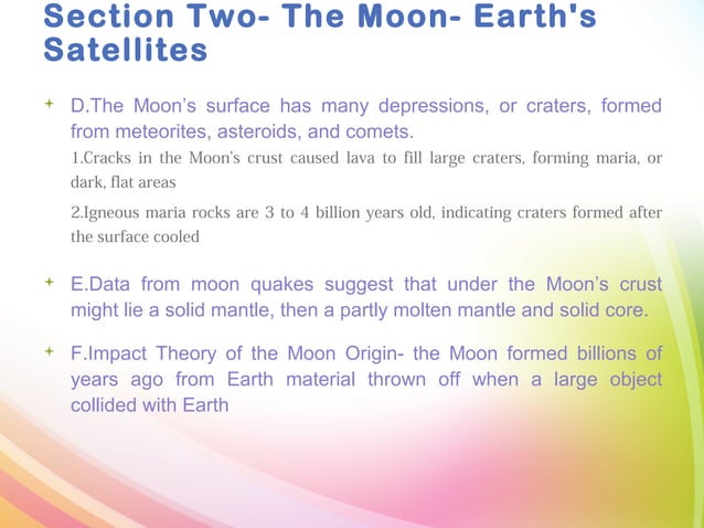The Sun-Earth-Moon System Notes PowerPoint | PPT