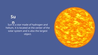 THE SUN ( Solar system and sun structure) | PPTX