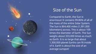 THE SUN ( Solar system and sun structure) | PPTX