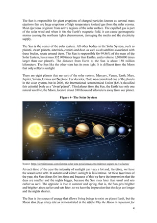 The sun and its importance to life on the planet earth | PDF