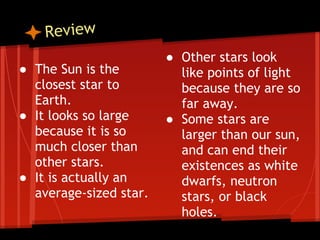 The Sun and Other Stars | PDF