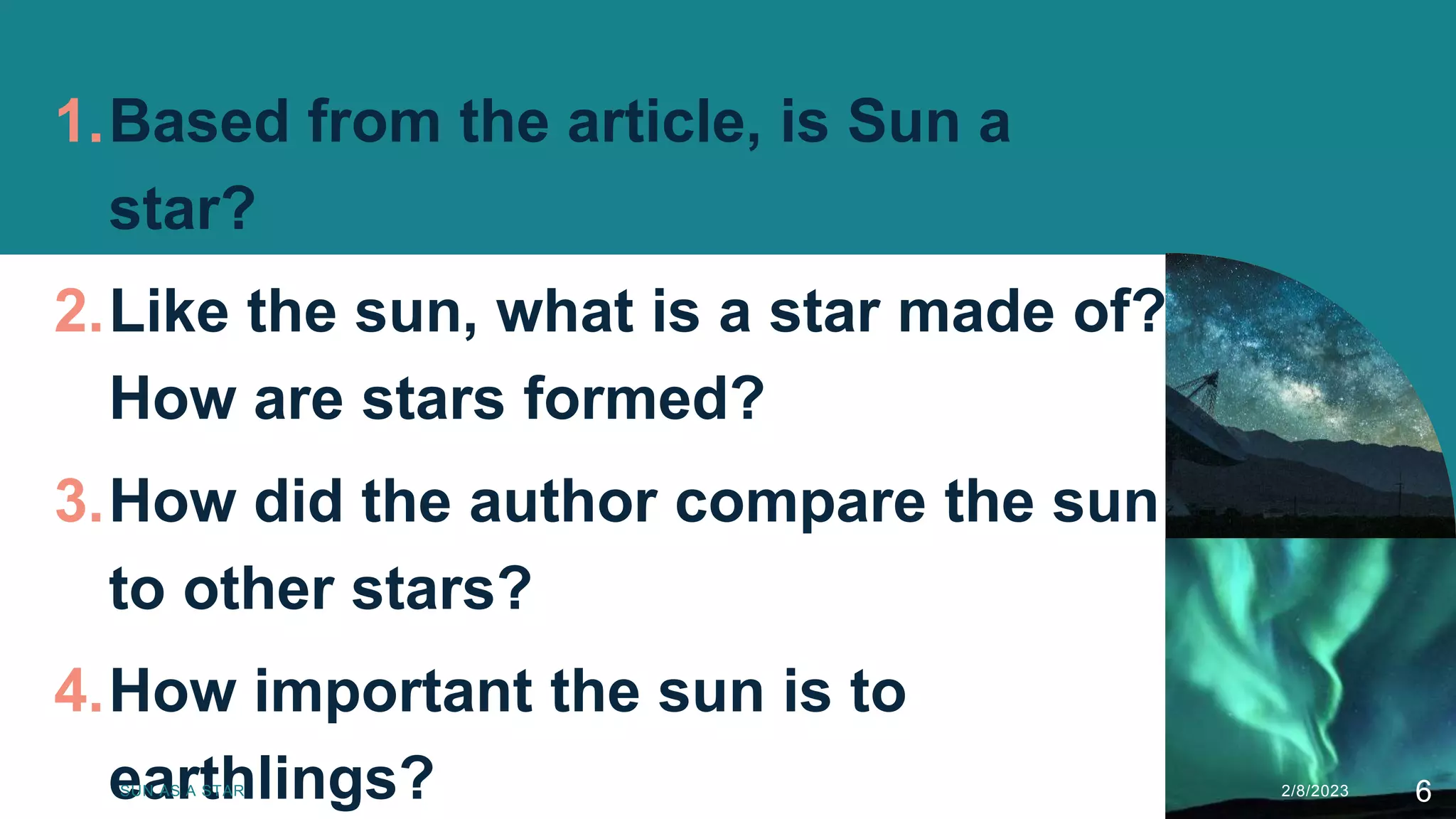 The SUN as a STAR.pptx