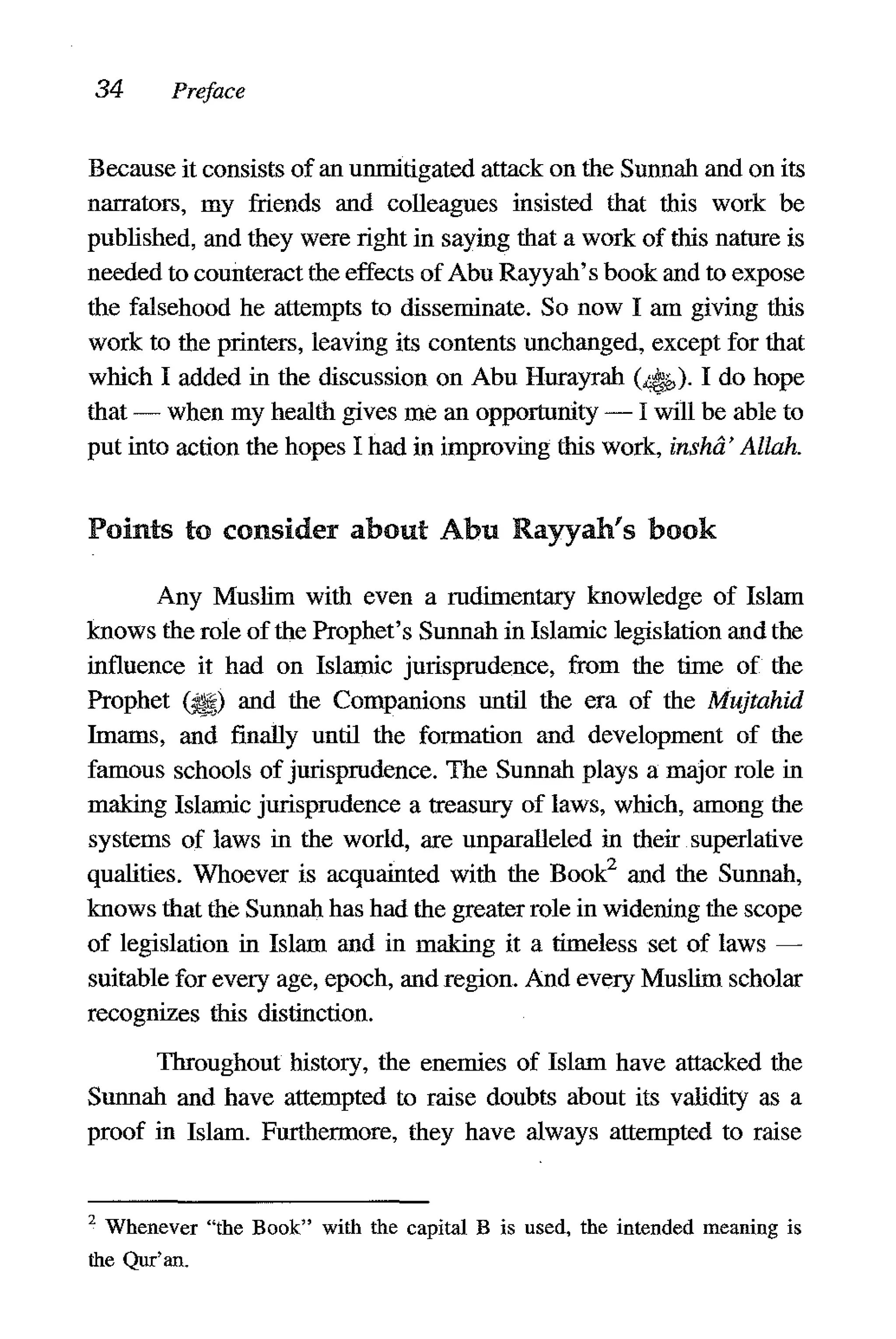 The Sunnah And Its Role In Islamic Legislation | PDF