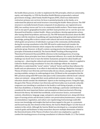 The Sunrise Model Teaching of Nursing Article Theoretical Framework ...