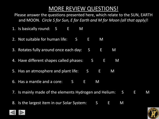 The Sun The Earth The Moon | PPTX