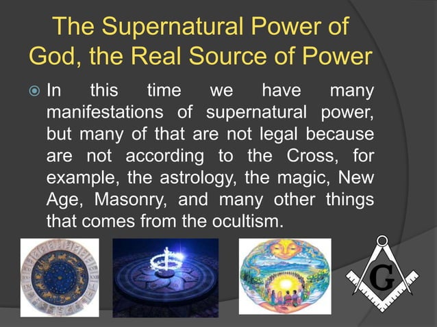 The supernatural power of god | PPTX | Christianity | Religion ...