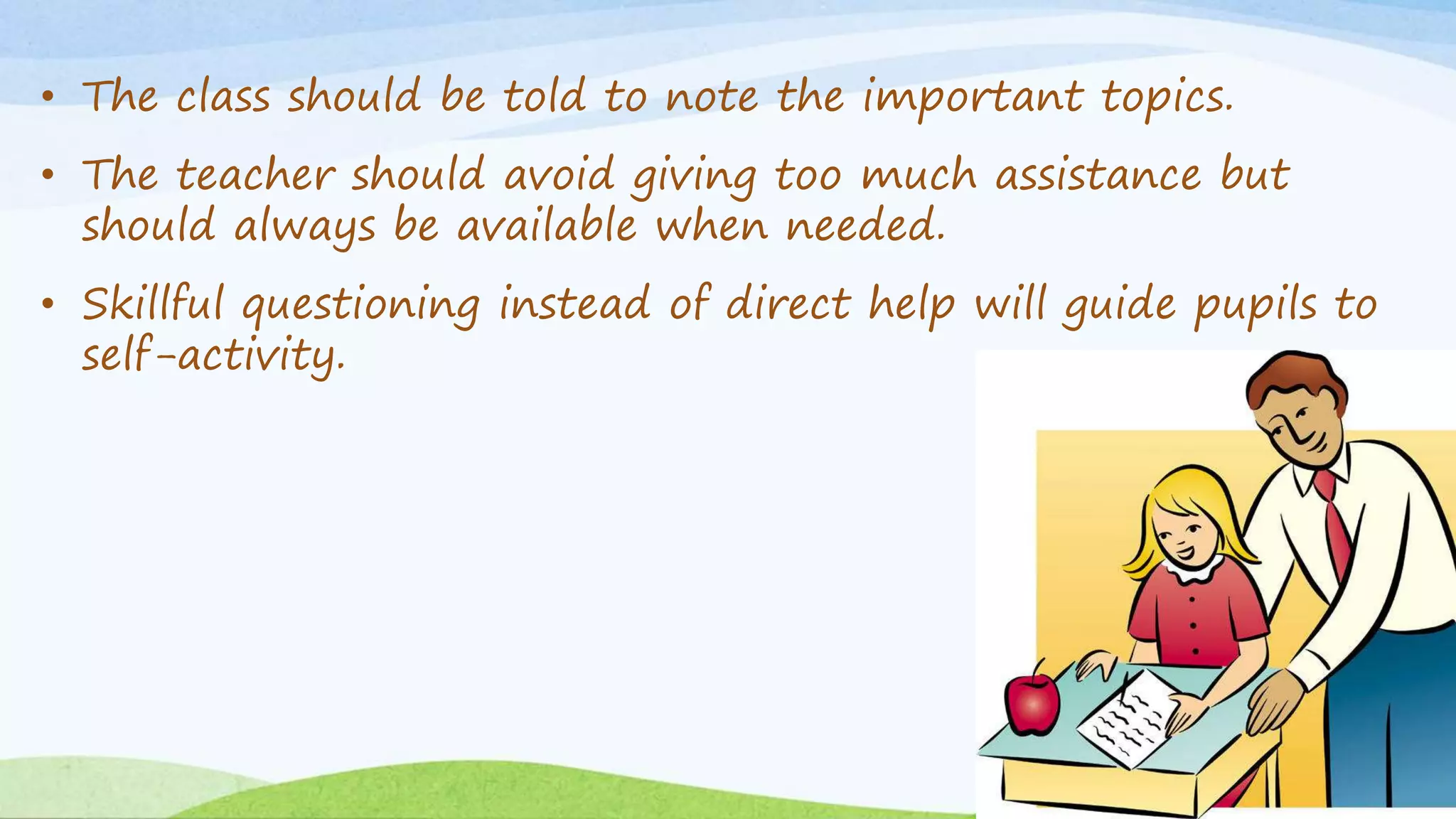 The Supervised Study Plan | PPTX