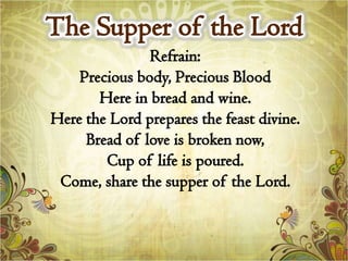 The Supper of the Lord | PPT