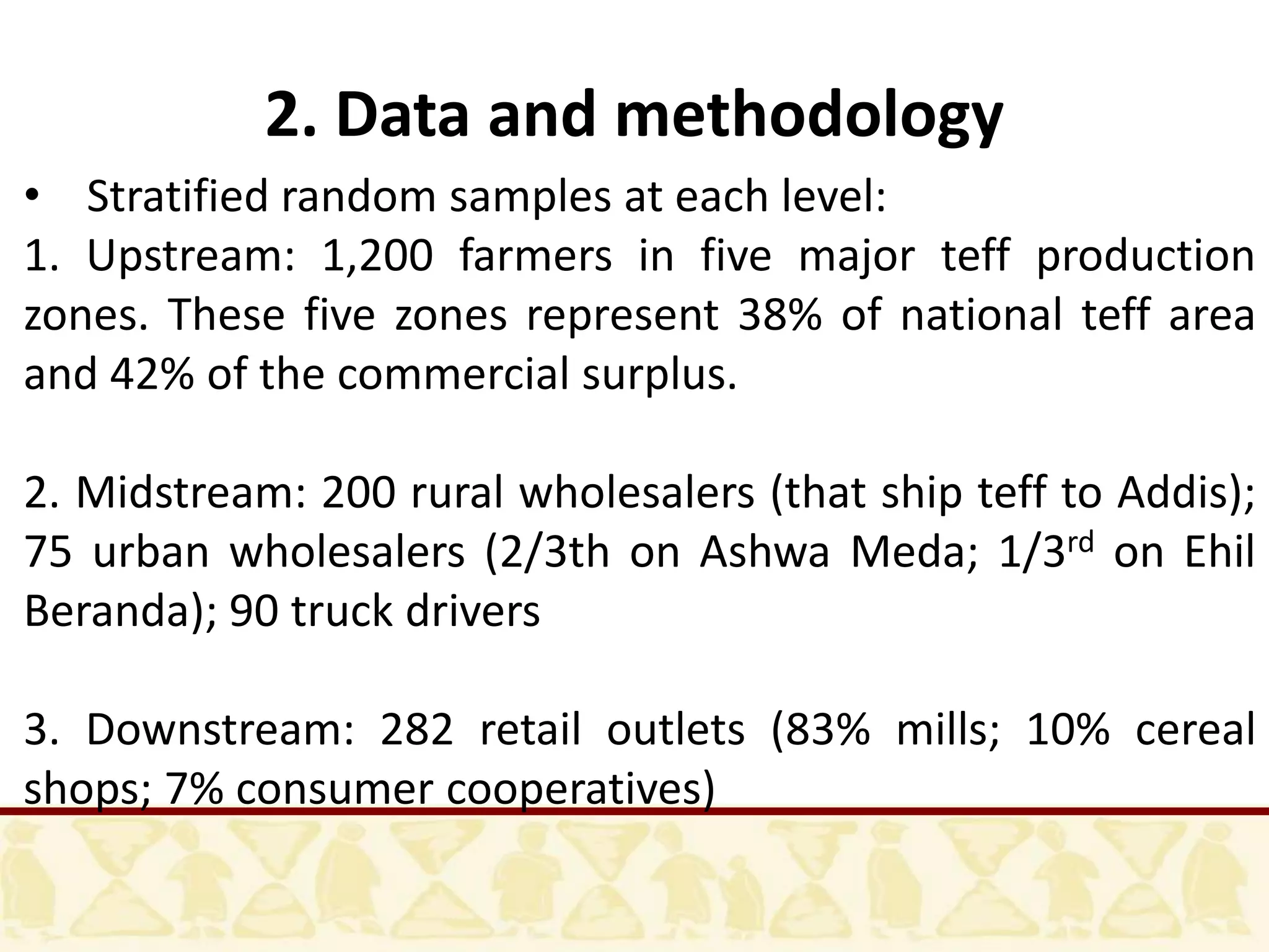 The supply chain of teff to addis ababa | PPTX