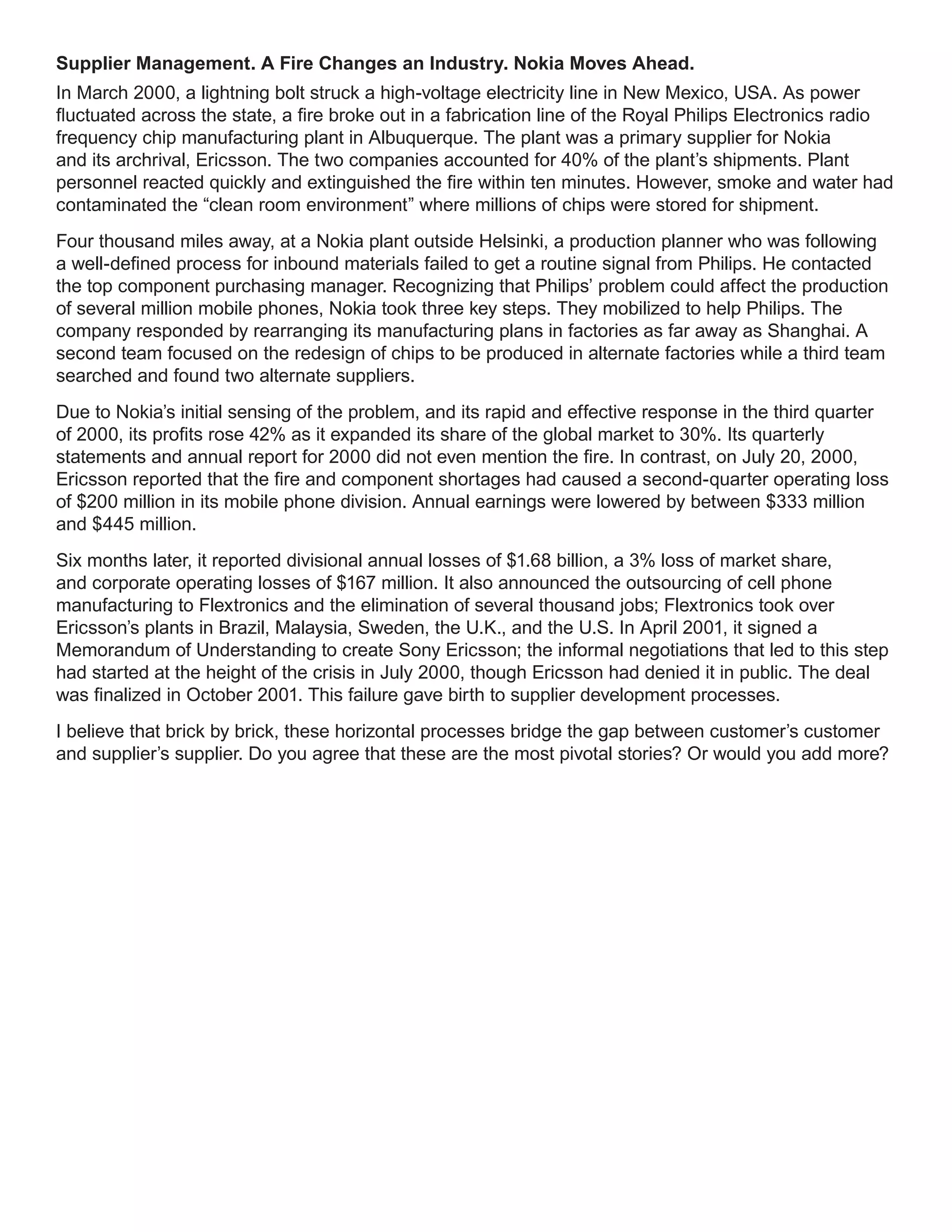 The Supply Chain Shaman's Journal - A Focused Look at Sales and ...