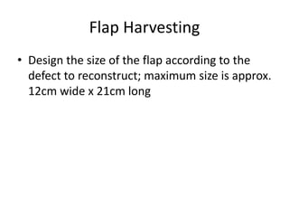 The supraclavicular flap | PPTX