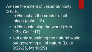 The Supremacy of our Lord Jesus | PPTX