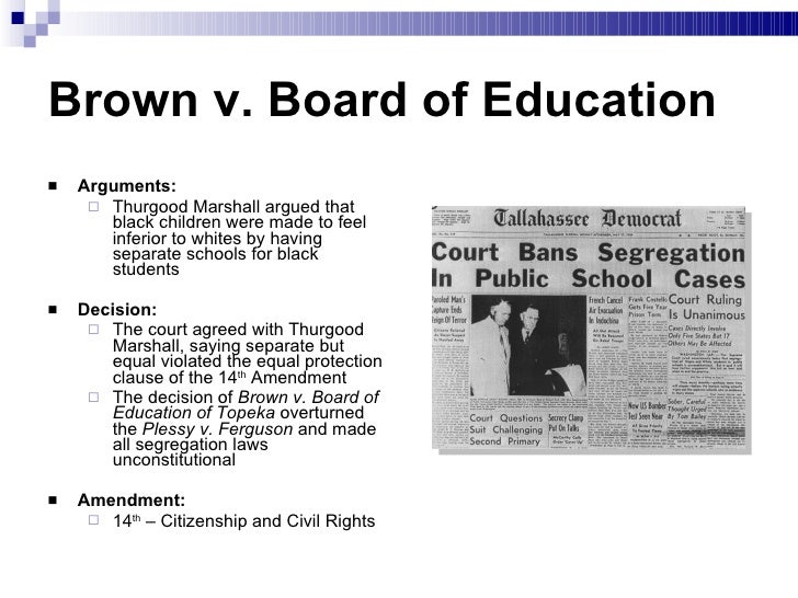 The Supreme Court And The Amendments