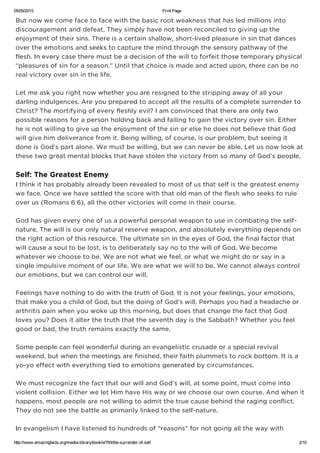 The surrender of self | PDF