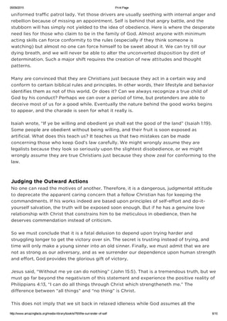 The surrender of self | PDF