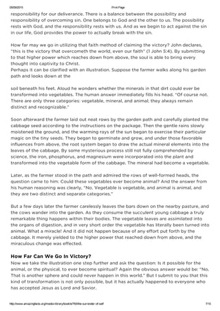 The surrender of self | PDF