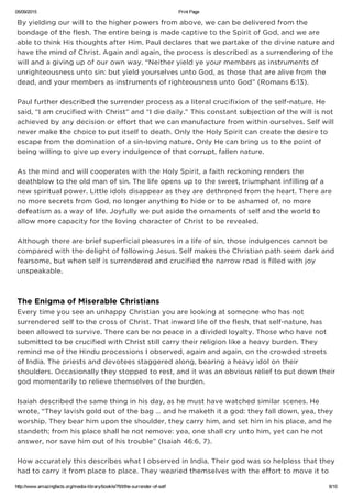 The surrender of self | PDF