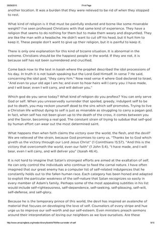 The surrender of self | PDF