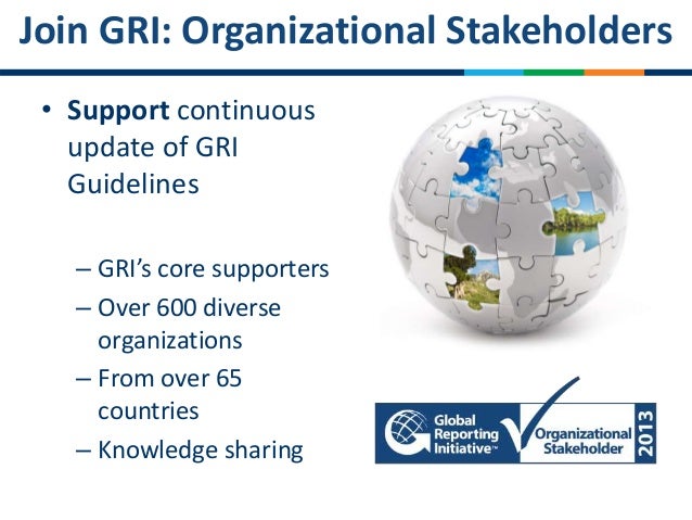 GRI and the sustainability reporting journey