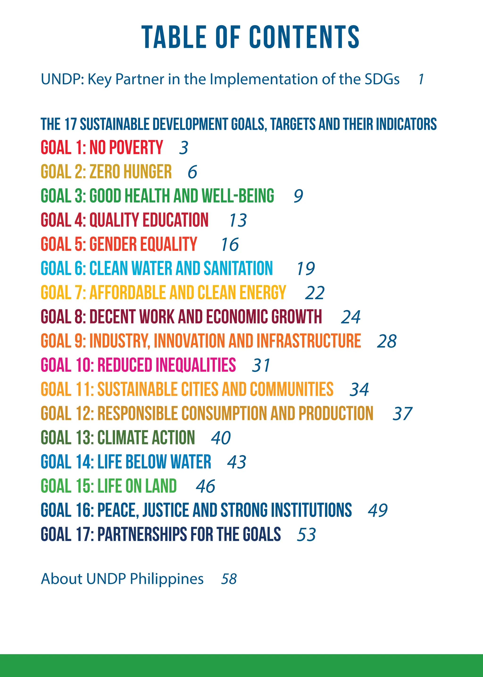 THE SUSTAINABLE DEVELOPMENT GOALS TARGETS AND INDICATORS | PDF