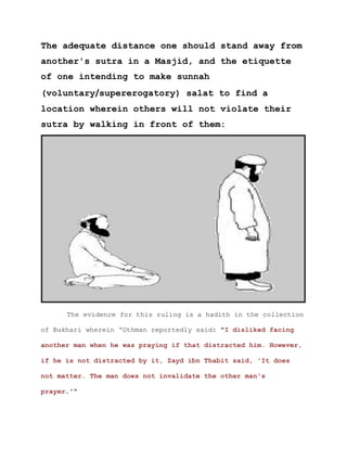 The sutra, a prequisite for the muslim performing fard salat | PDF