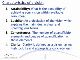 STRATEGIC VISION BY TIMELENDER GROUP OF MOTIVATION | PPT
