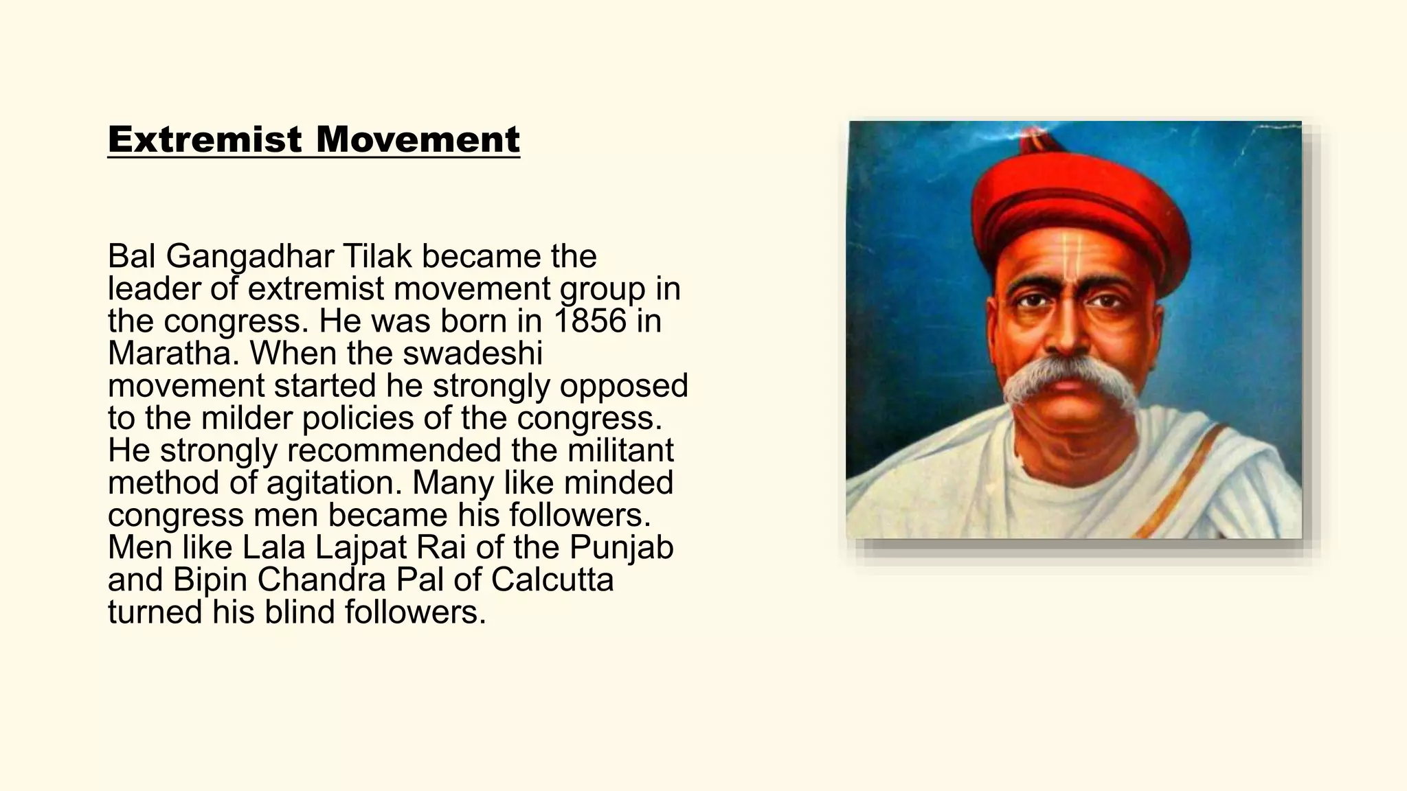 The swadeshi movement | PPTX