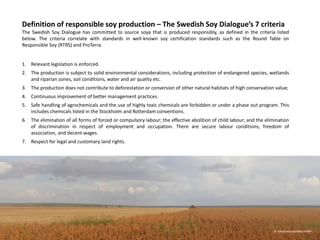 The Swedish Soy Diaogue. | PDF