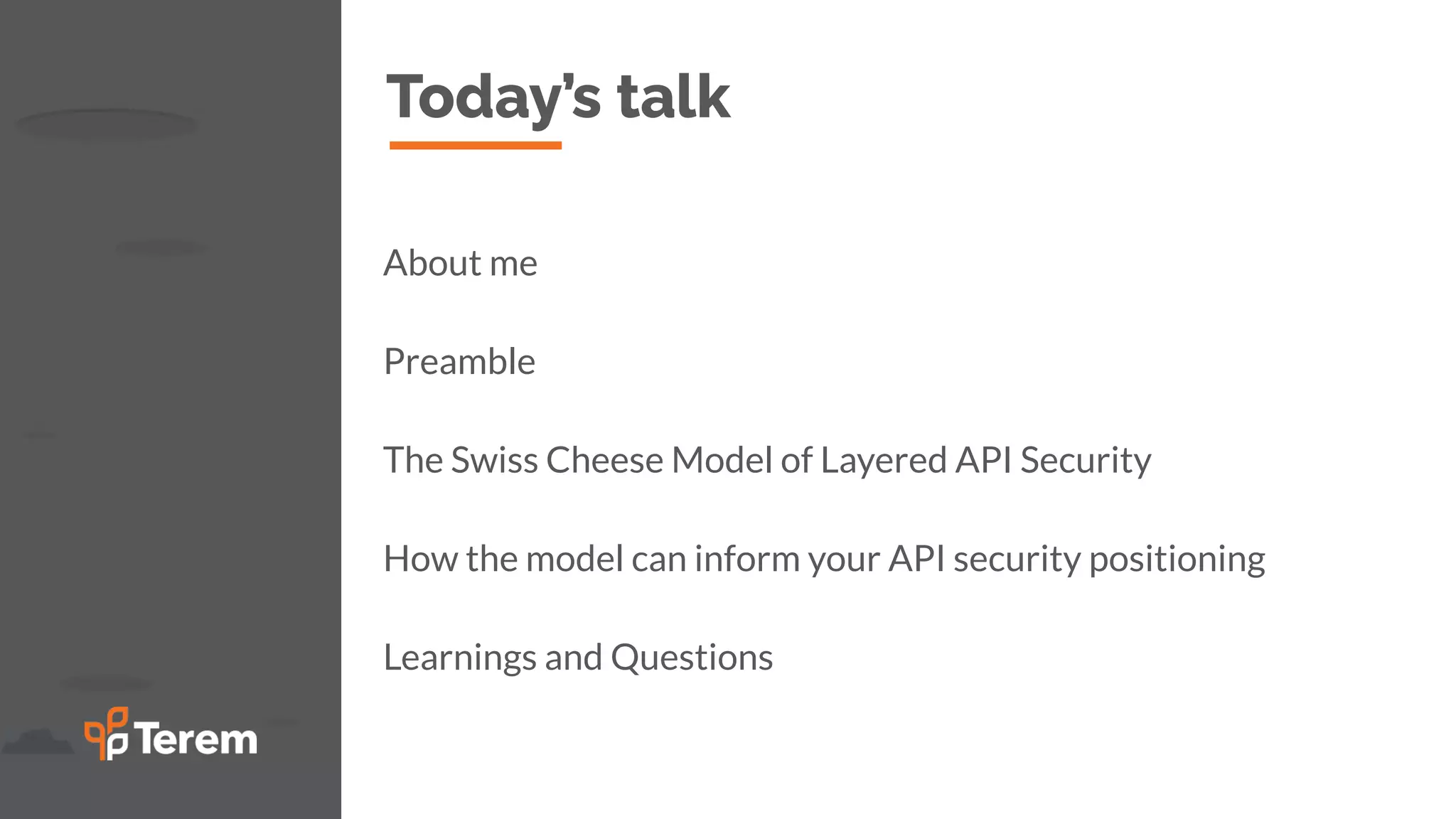 INTERFACE by apidays 2023 - The Swiss Cheese Model of Layered API Security, Leon Andrews, Terem ...