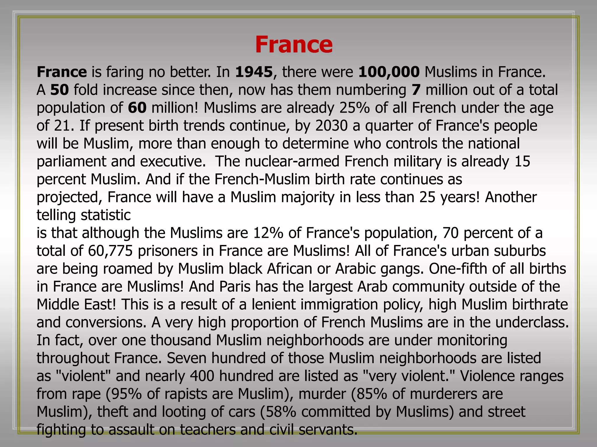 The sword of militant islam | PPT