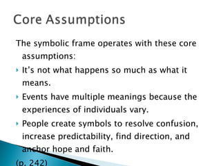 The Symbolic Frame | PPT