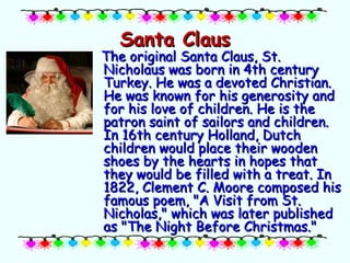 The symbols and traditions of christmas | PPT