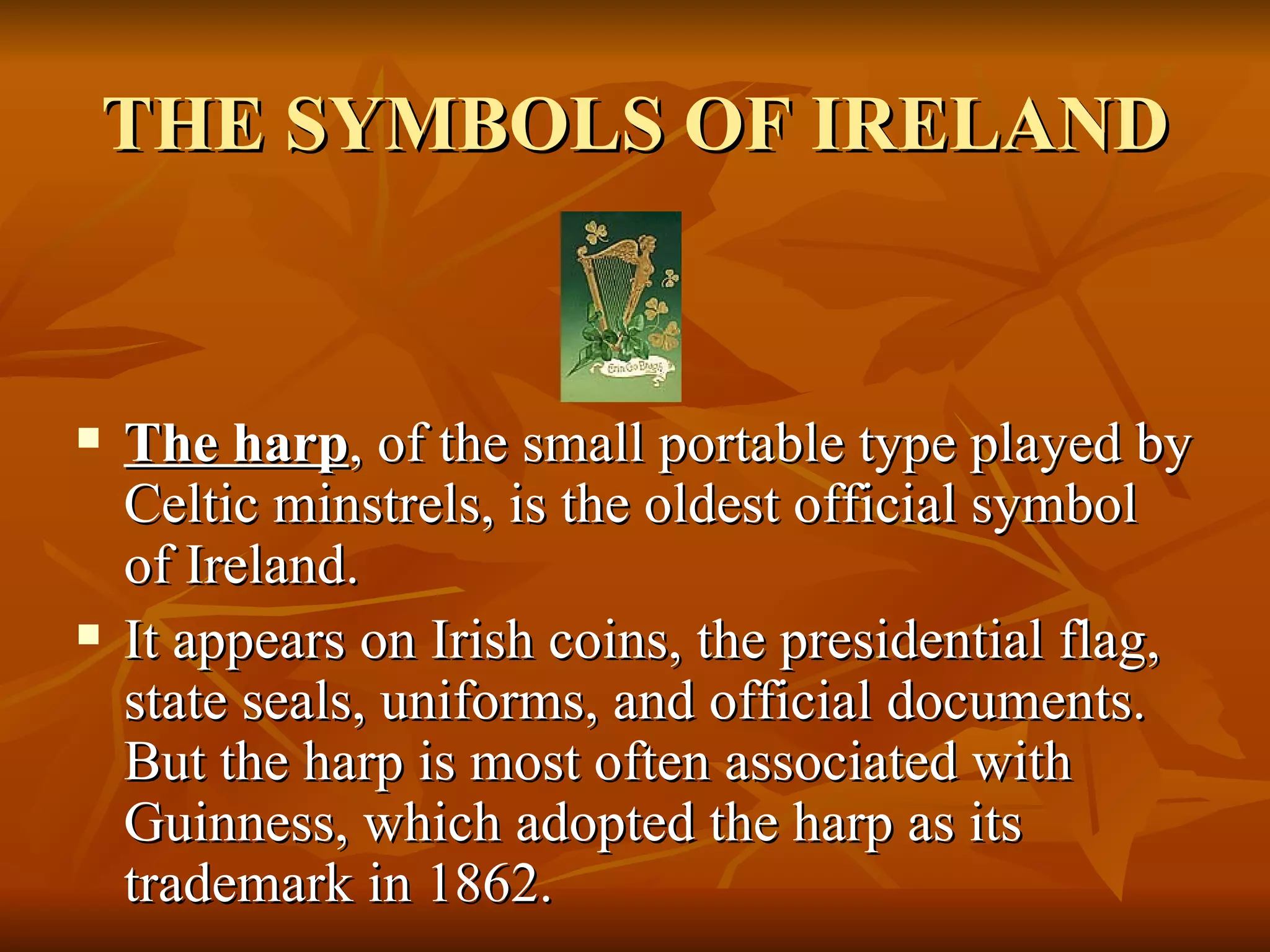 The Symbols Of Ireland | PPT