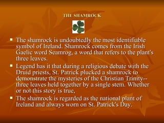 The Symbols Of Ireland | PPT