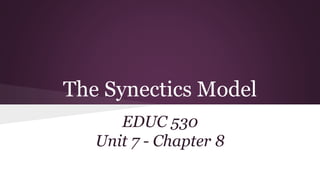 Synectics Model | PPTX