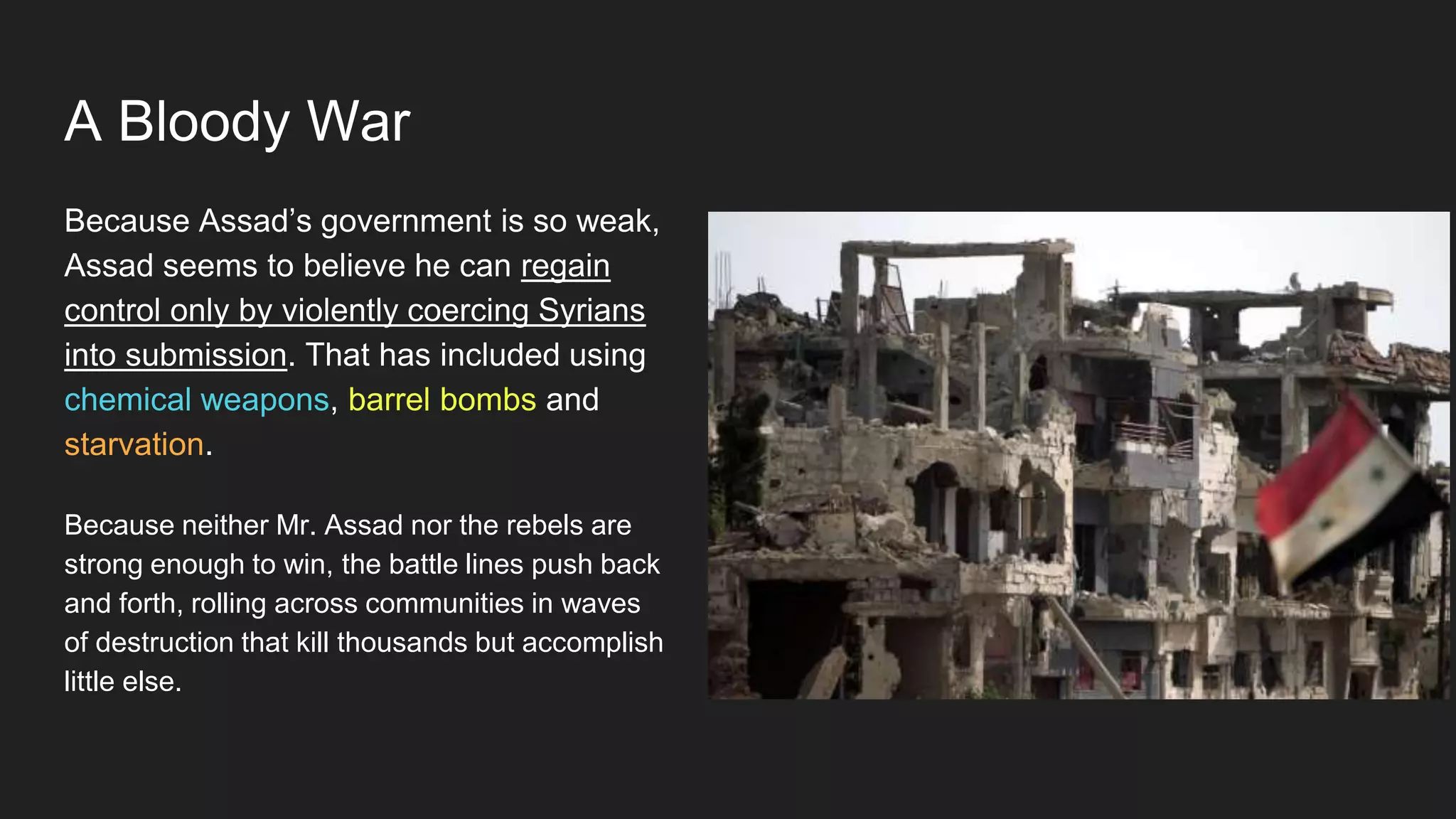 The Syrian Civil War | PPTX