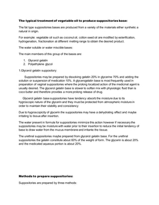 The systemic action of suppositories | DOCX