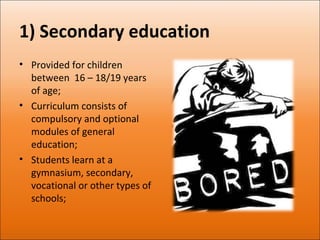 The system of education in lithuania | PPT