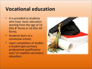 The system of education in lithuania | PPT