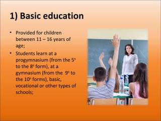 The system of education in lithuania | PPT