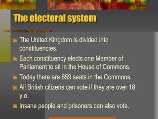 The System Of Government In Britain | PPTX